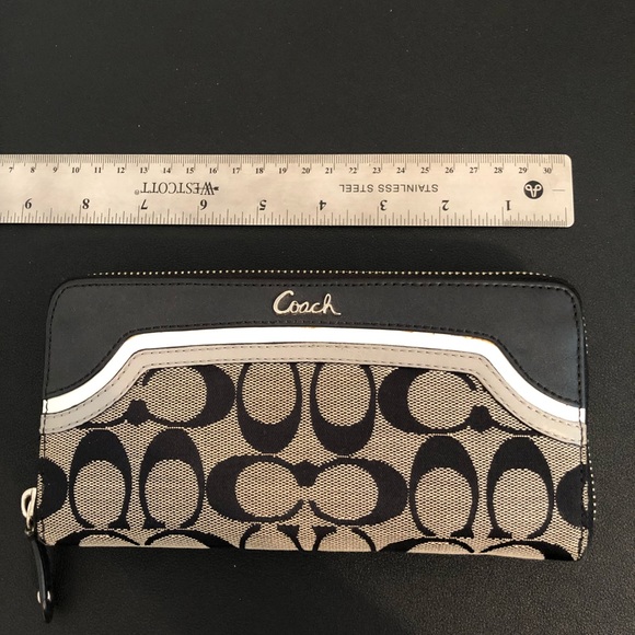 Coach | Bags | Coach Signature Zip Around Wallet | Poshmark